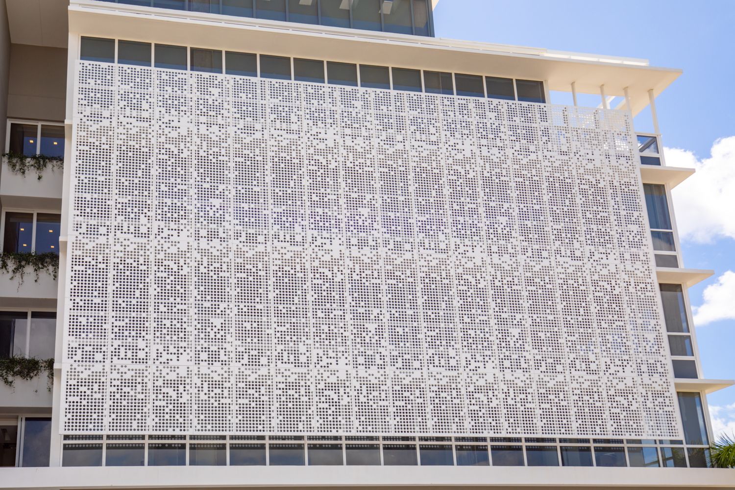 Perforated Facade Wall Section Perforated Metal Facades | Dezeen