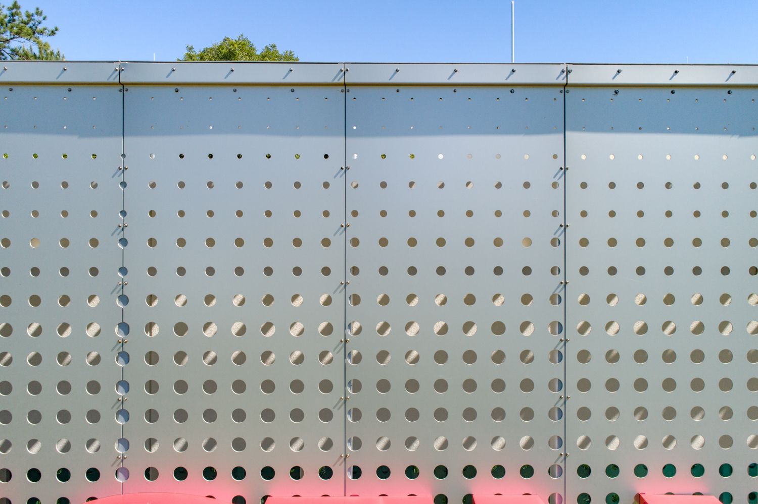 Perforated Metal Facade - Shands | Hendrick Manufacturing