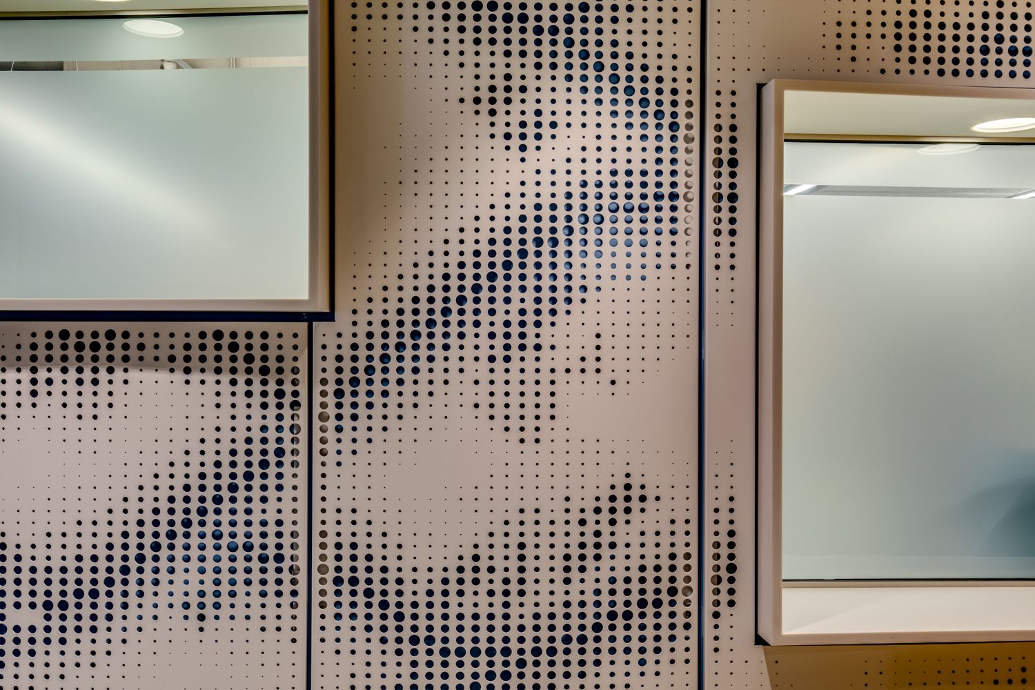 Perforated Metal Interior